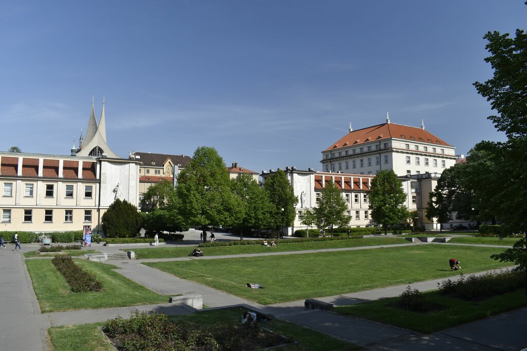 Kültür ve eğlence parkları Zítkovy sady, Prag, foto
