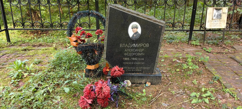 Ünlü kişilerin mezarları Александр Фёдорович Владимиров, Kalujskaya oblastı, foto