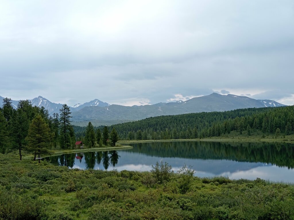 Dağ geçidi Улаганский перевал 2081 метр, Altay Cumhuriyeti, foto