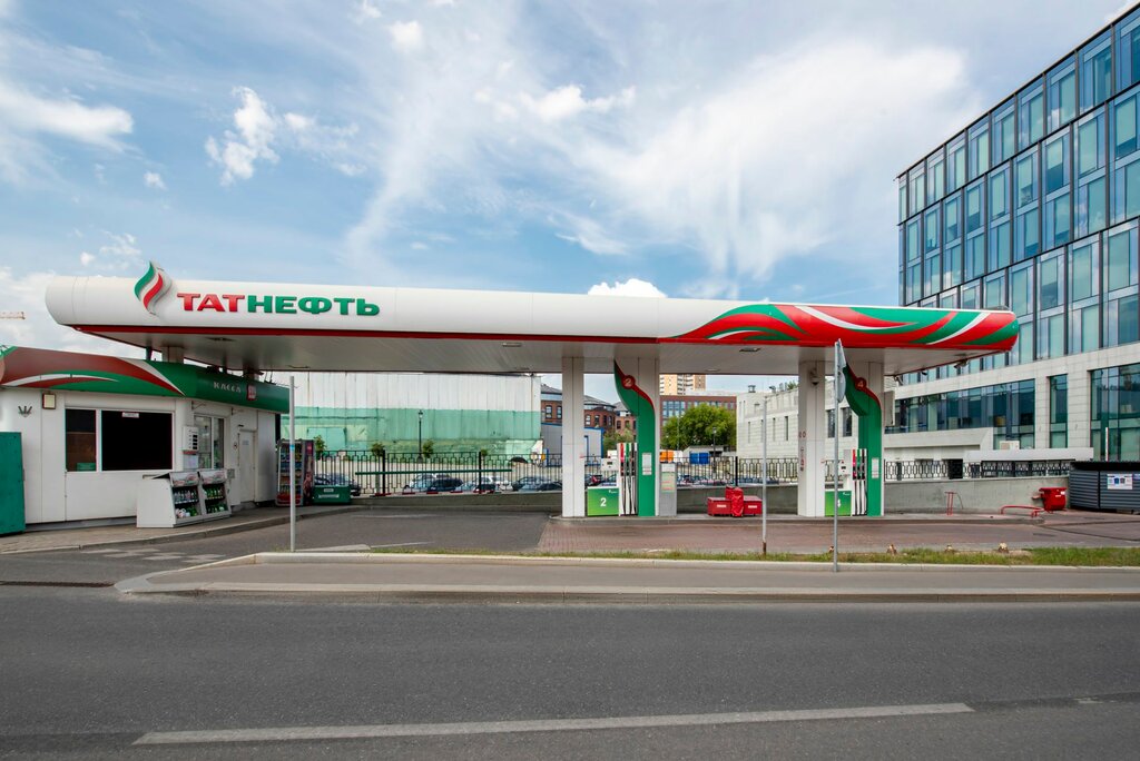 Benzin istasyonu Tatneft', Moskova, foto