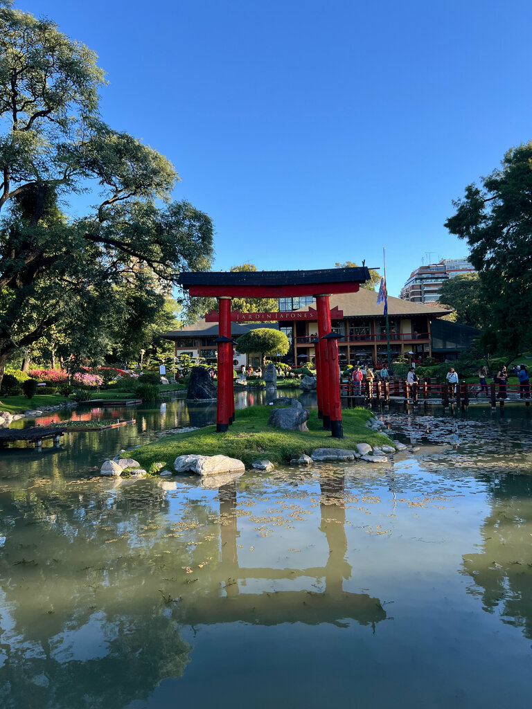 Turistik yerler Lago Jardín Japonés, Buenos Aires, foto