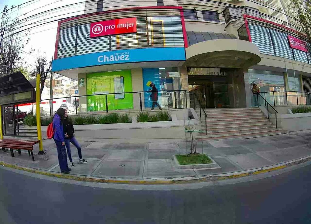 Eczaneler In Front of Chavez Pharmacies, La Paz, foto
