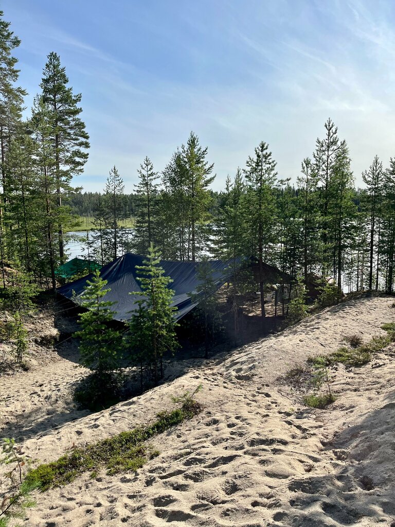 Kamp alanları СОП Проворный & ССхО Лось, Karelya, foto