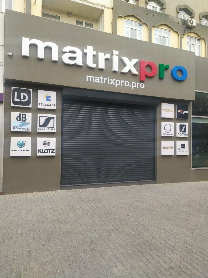 Ses ve ışıklandırma ekipmanları firmaları Matrix Pro, Bakü, foto