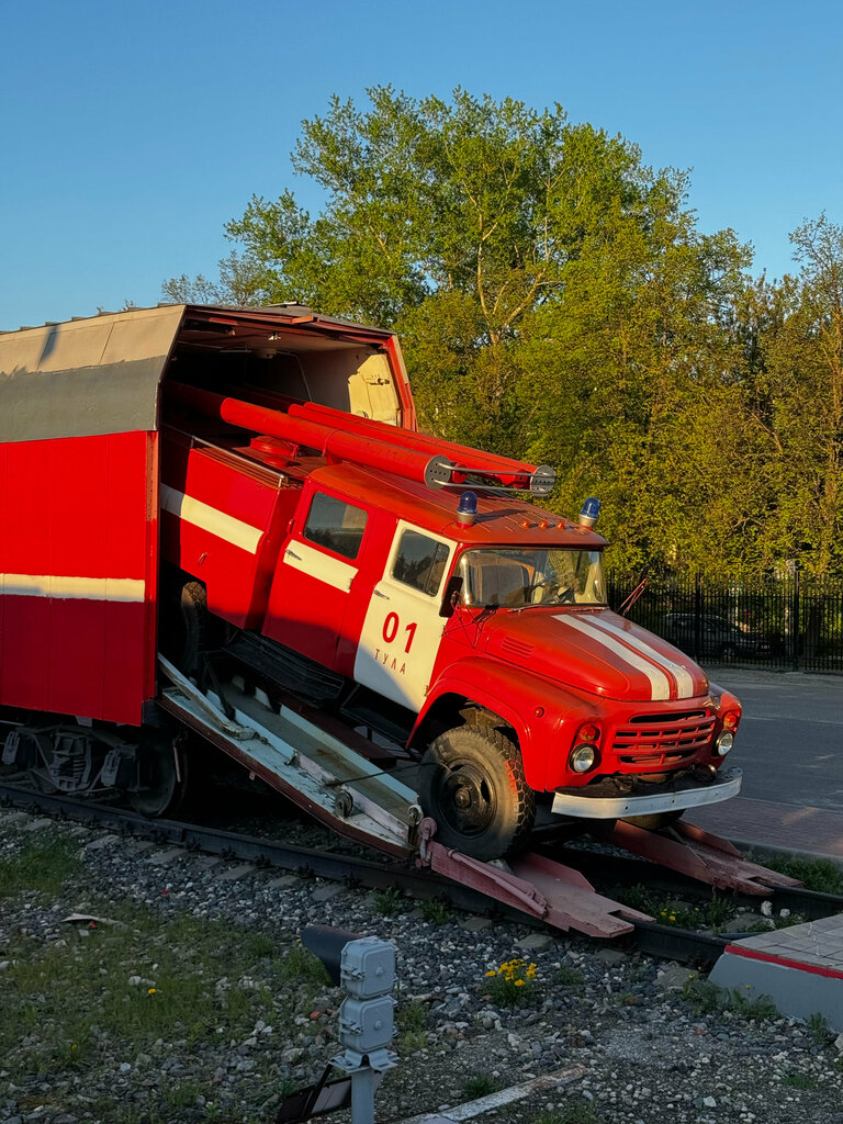 Müzeler ve sanat galerileri Музейный комплекс Пожарный поезд, Tula, foto