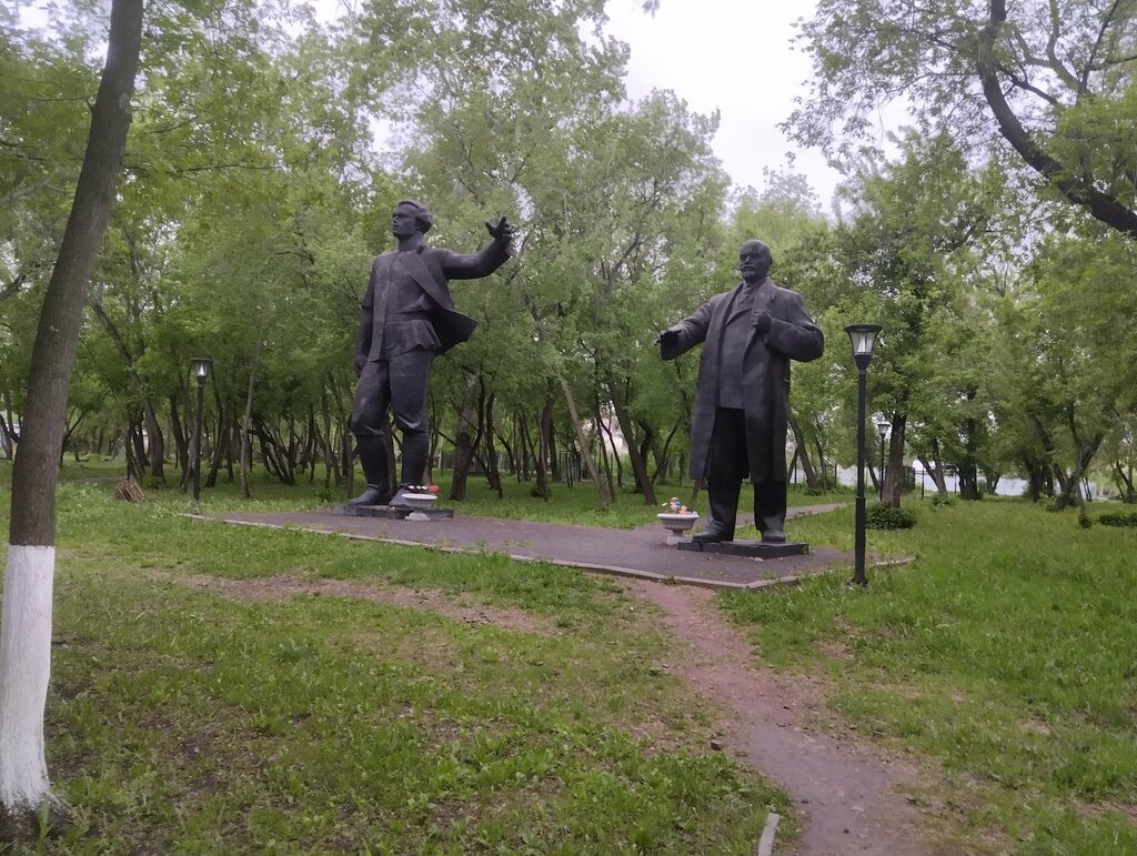 Anıt, heykel V. V. Kuibyshev, Petropavl (Petropavlovsk), foto