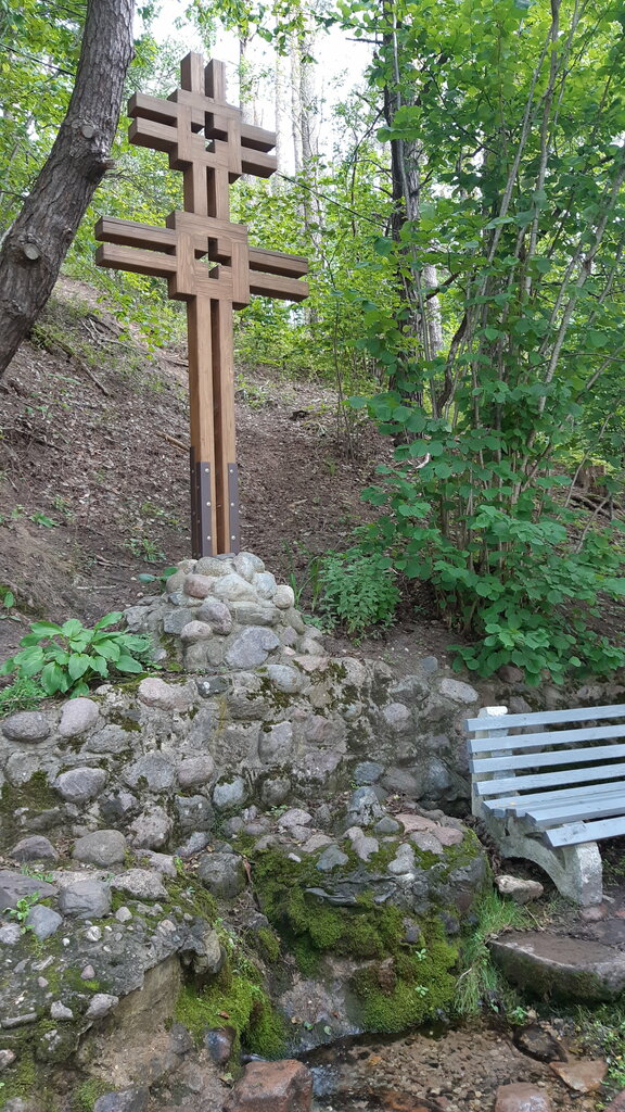 Pınar, çay Spring, stream, Minskaya oblastı, foto