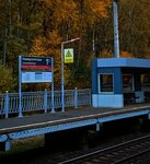 Universitetskaya Station (St. Petersburg, Peterhof), tren istasyonu  Peterhof'tan