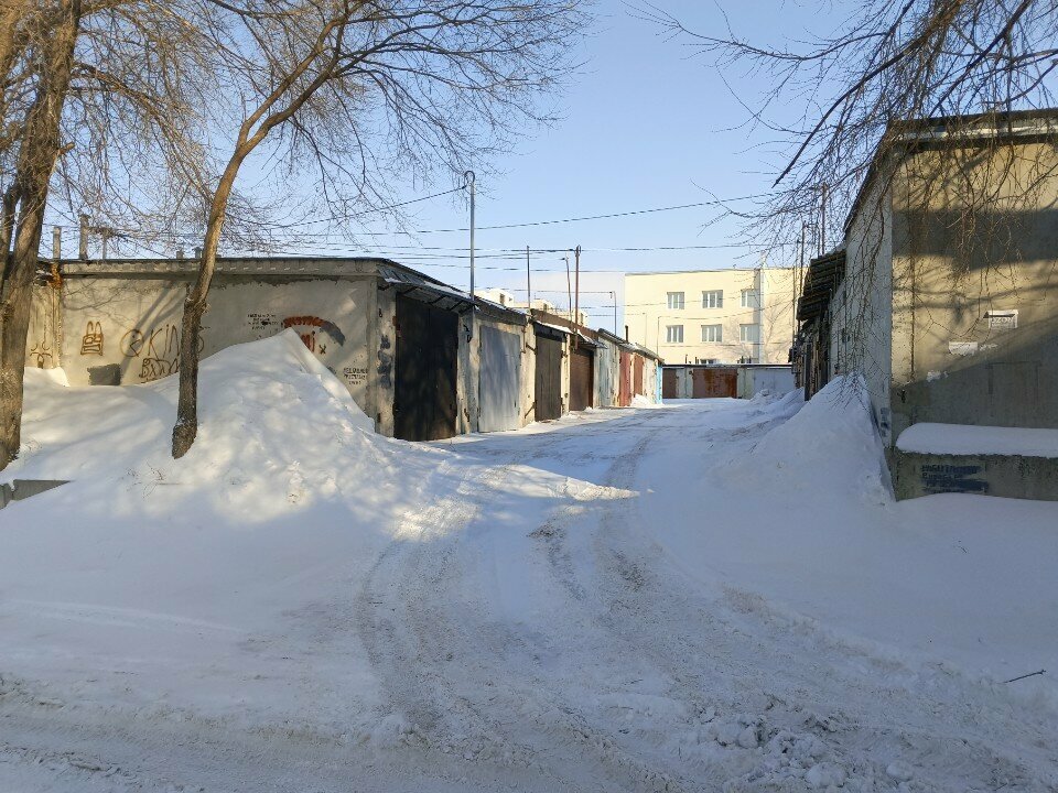 Garajlar Garazhny kooperativ, Ulyanovsk, foto