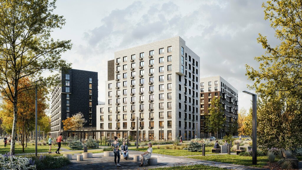 Konut blokları Северный парк, Habarovsk, foto