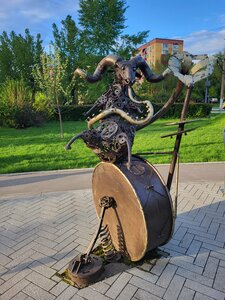 Овен (Moscow, Zodiac Signs Public Garden), park, sokak heykeli  Moskova'dan