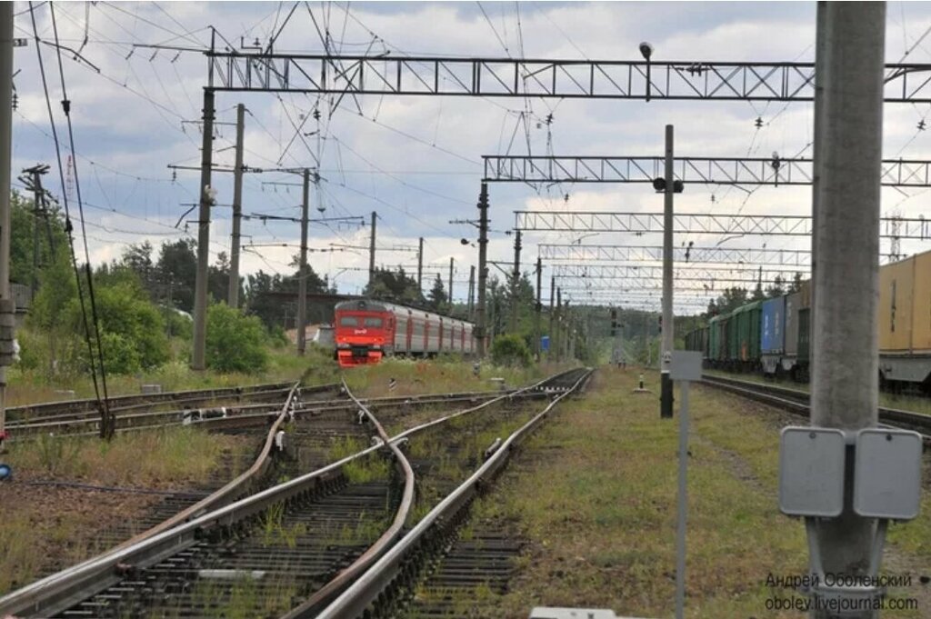 Tren istasyonu Budogosch, Saint‑Petersburg ve Leningradskaya oblastı, foto