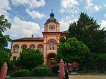 Сремски Карловци (Autonomous Province of Vojvodina, South Backa Administrative District, opština Sremski Karlovci, naselje Sremski Karlovci, City settlement of Sremski Karlovci), tren istasyonu  Güney Backa İlçesi'nden