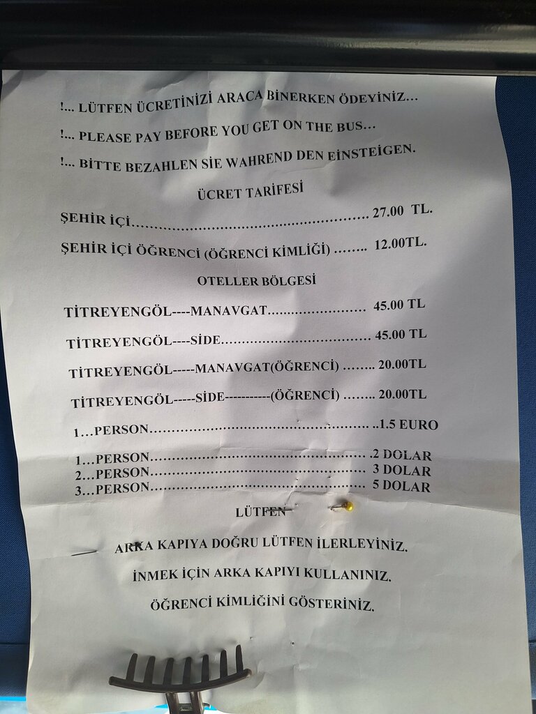 Toplu taşıma durağı Toplu taşıma durağı, Manavgat, foto