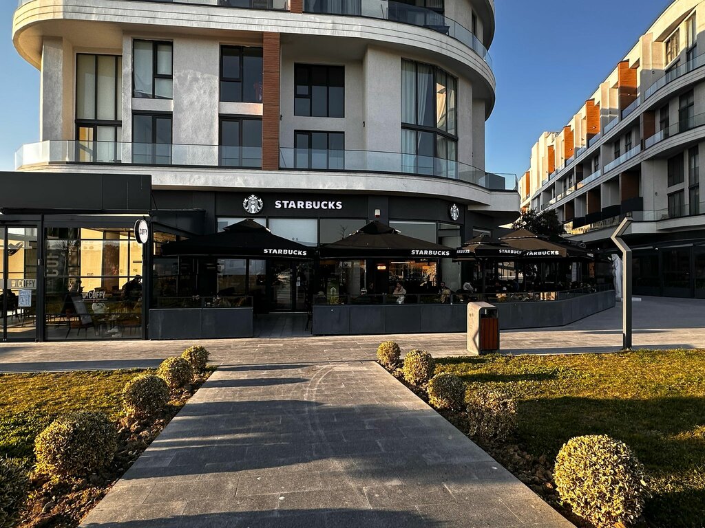 Kahve dükkanları Starbucks, İstanbul, foto