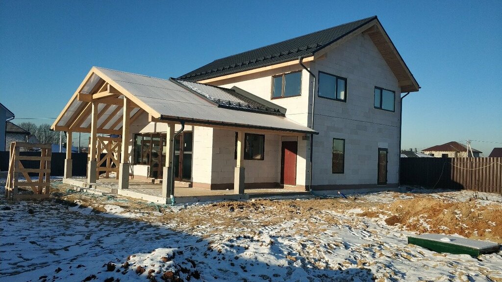 Yazlık ev inşaatı Domans, Şçolkovo, foto