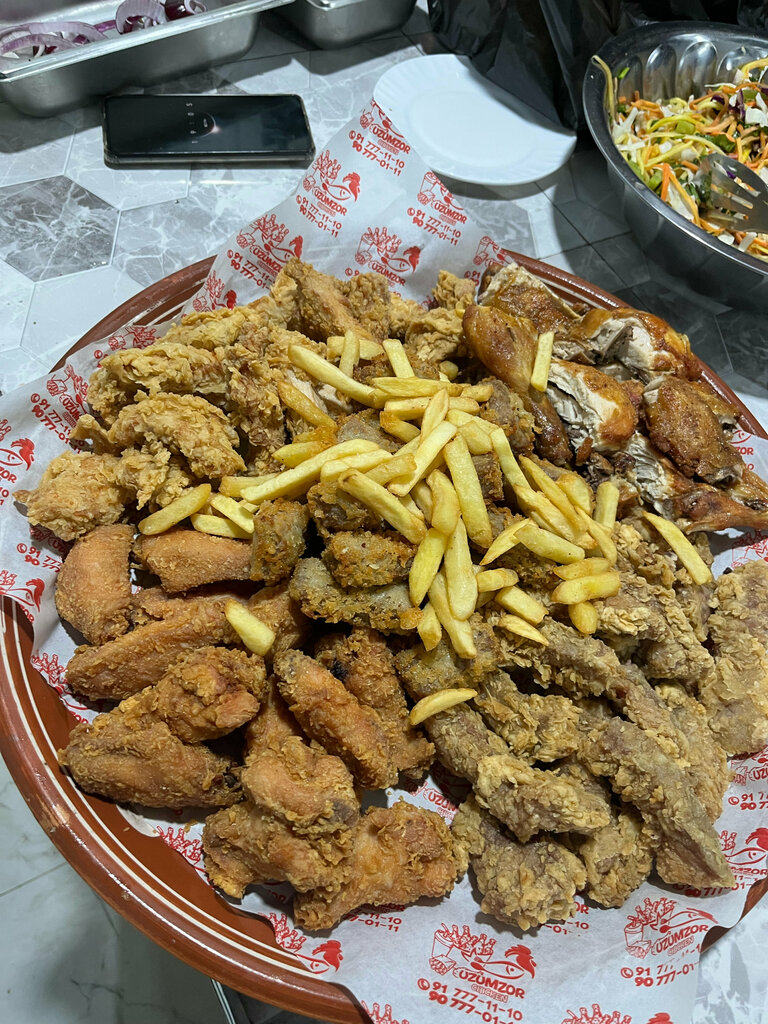 Kafe Uzumzor chicken, Andican, foto