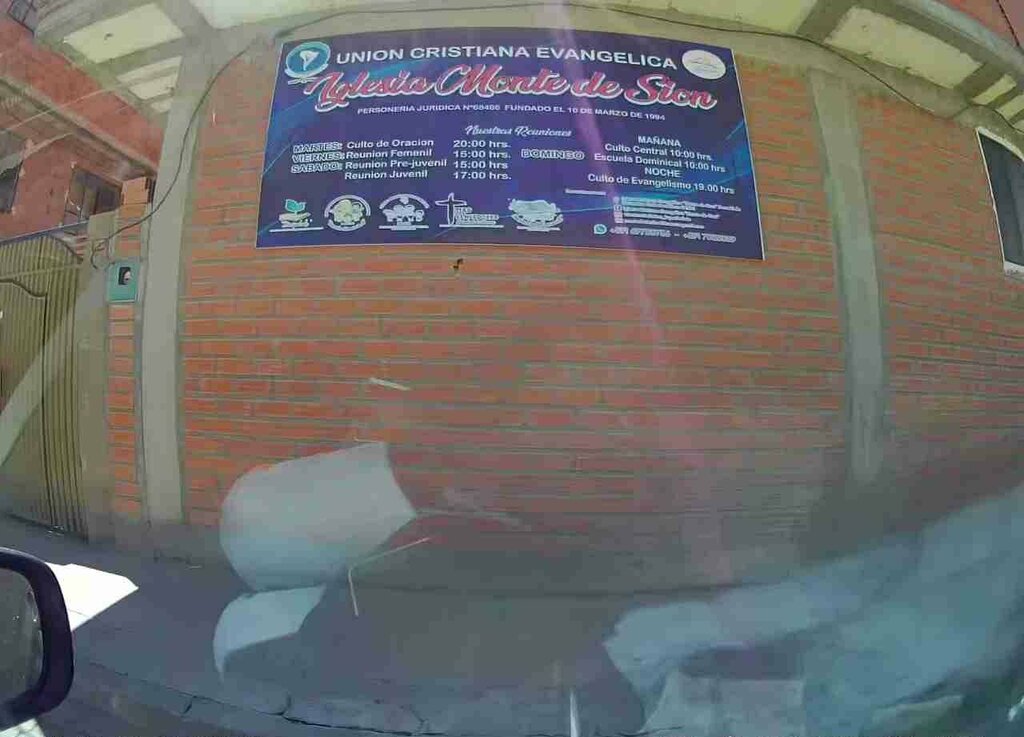 Dini dernekler Mount Zion Church, El Alto, foto