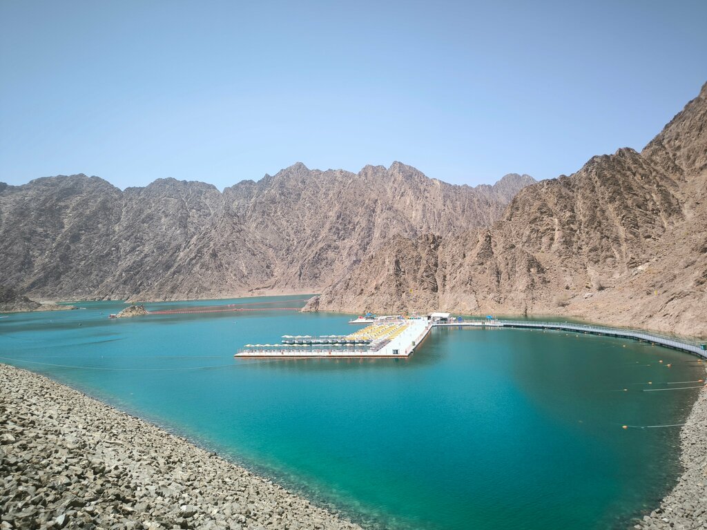 Spor tesisi Hatta kayak, Dubai Emirliği, foto