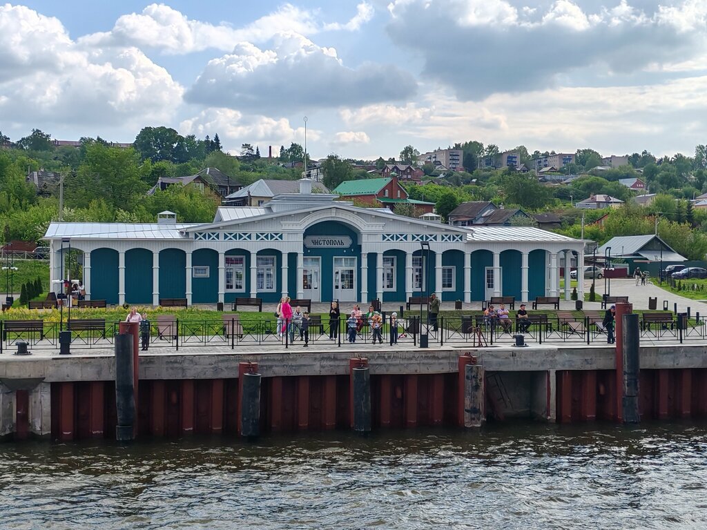 Deniz ve nehir iskeleleri Речной вокзал Чистополь, Çistopol (Çistey), foto