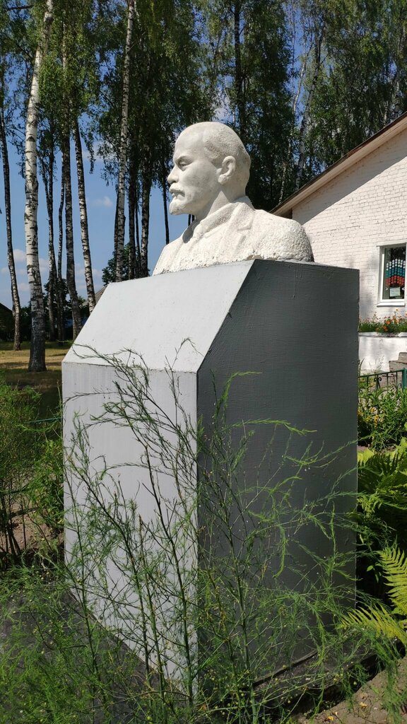 Anıt, heykel Бюст В.И. Ленина, Brianskaya oblastı, foto