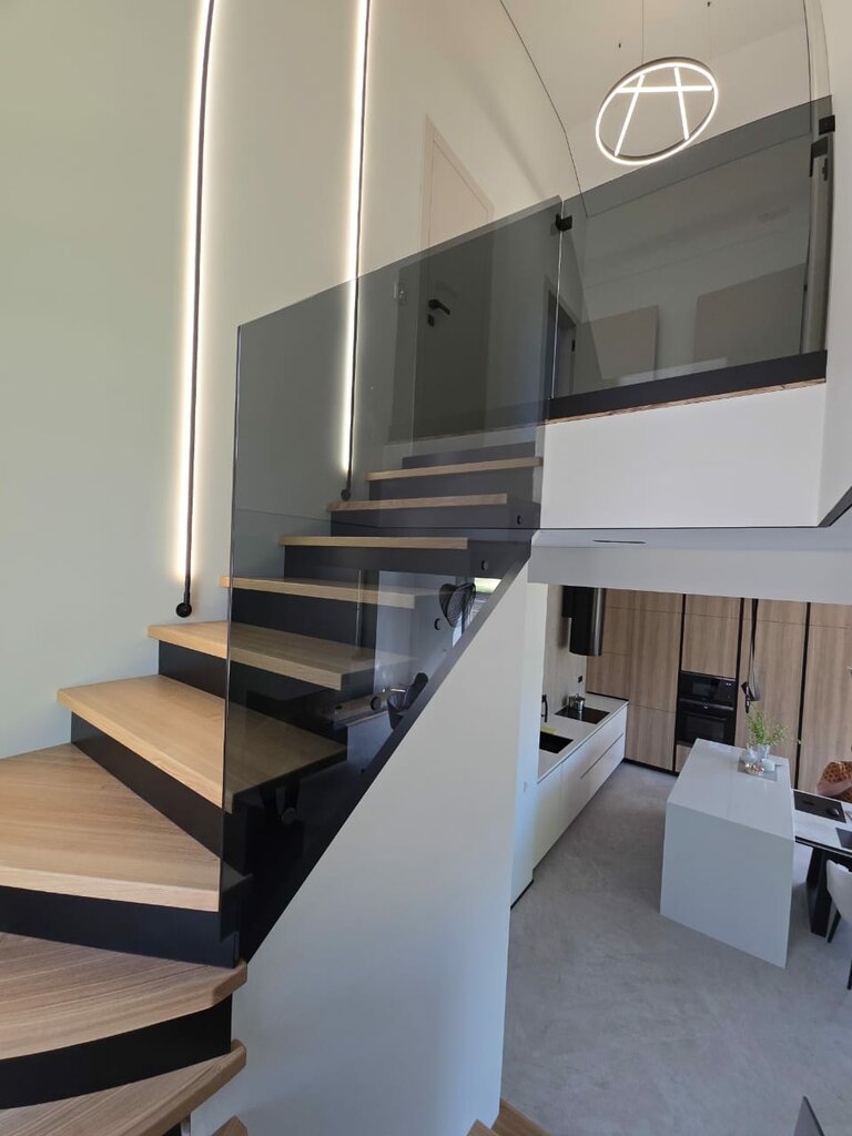 Merdiven ve korkuluklar Fetisoff lestnitsi, Novosibirsk, foto