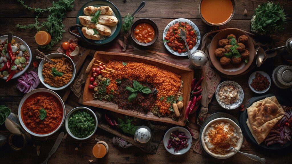Restoran Masmat Al Moez Restaurant, Dubai, foto