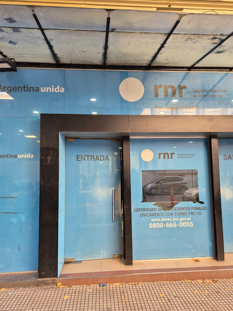 Devlet denetim organları Registro Nacional de Reincidencia, Buenos Aires, foto