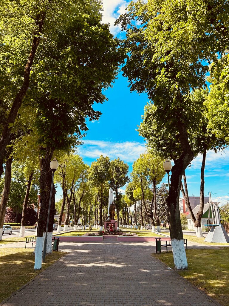 Kültür ve eğlence parkları аллея Славы, Svisloç, foto