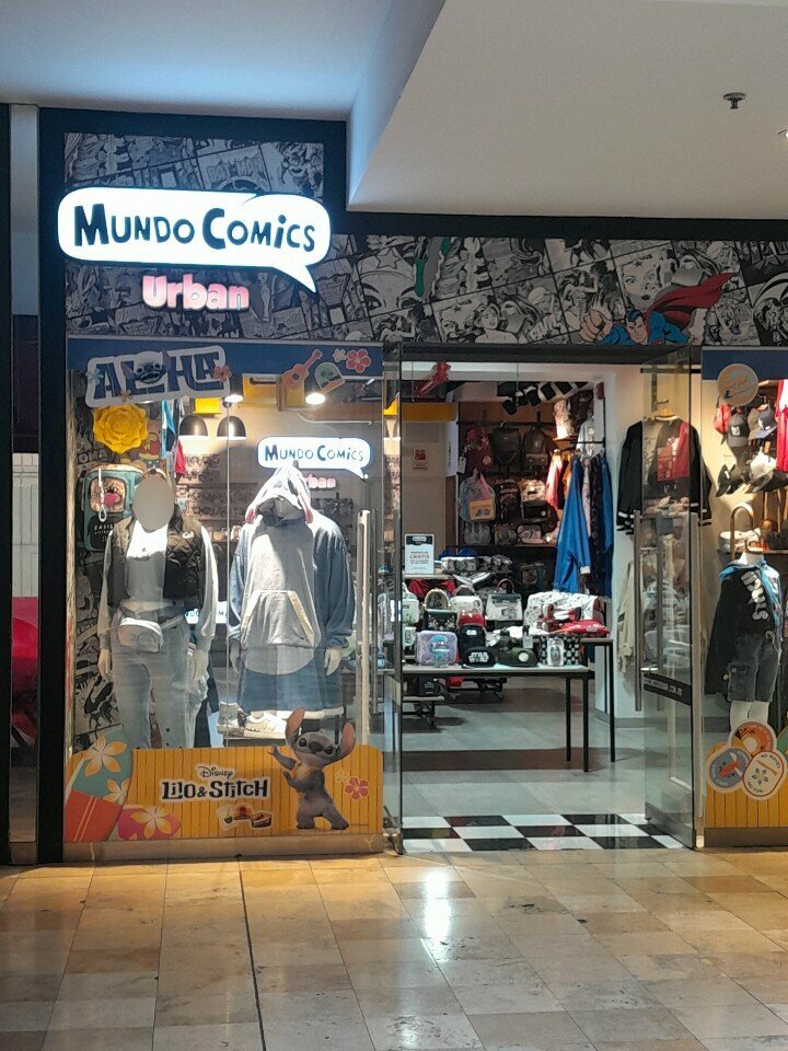 Dış giyim mağazası Mundo Comics, Lima, foto