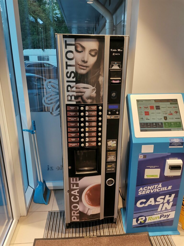 Kahve otomatı Necta, Kişinev, foto