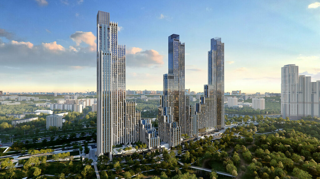 Konut blokları Айс Тауэрс, Moskova, foto