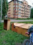 Trash and garbage disposal area (Velikiy Novgorod, Privokzalniy District, Lokomotivnaya Street), çöp alanları  Velikiy Novgorod'dan