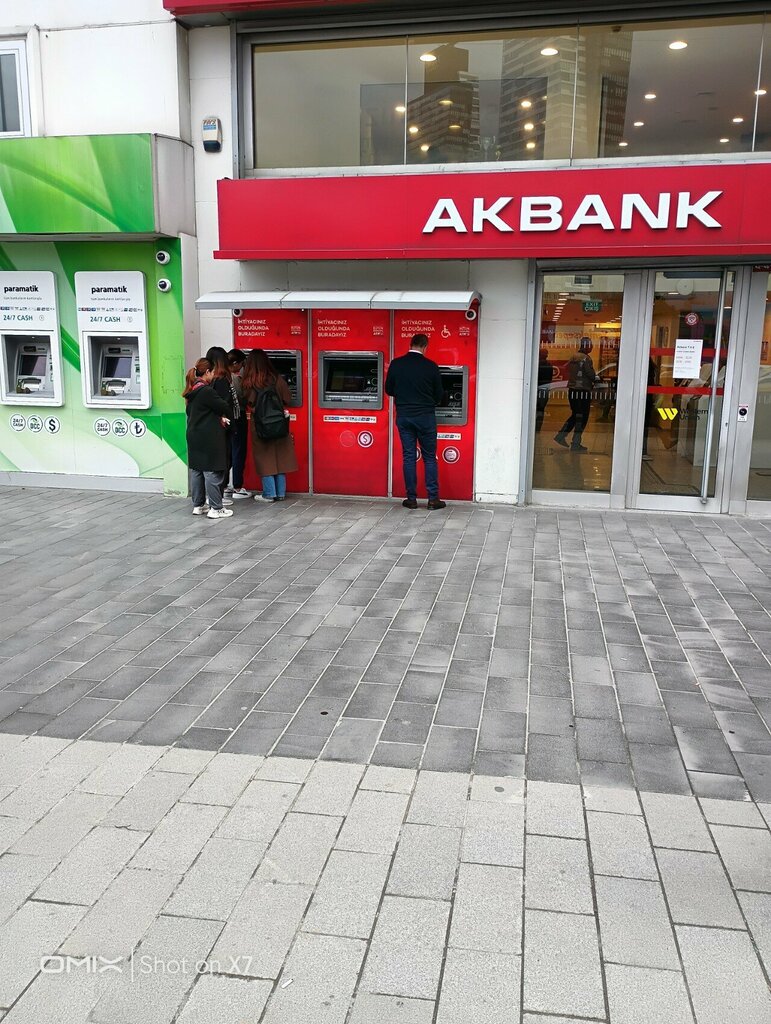 ATM'ler Akbank ATM, İstanbul, foto