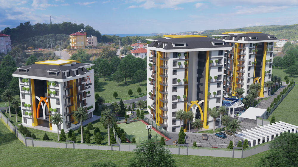 Konut blokları Yildirim Royal, Alanya, foto