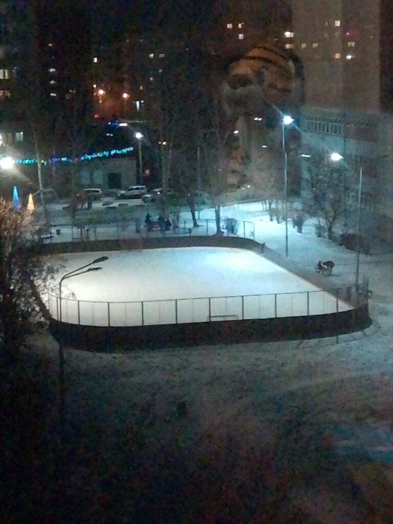 Buz pateni pistleri Ice rink, Krasnoyarsk, foto