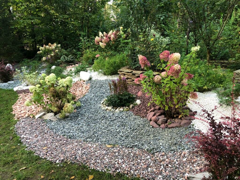 Peyzaj tasarımı Natural stone, Moskova ve Moskovskaya oblastı, foto