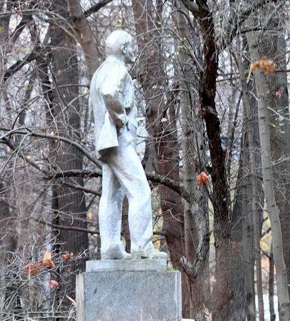 Anıt, heykel Monument to V. Lenin, Moskova, foto