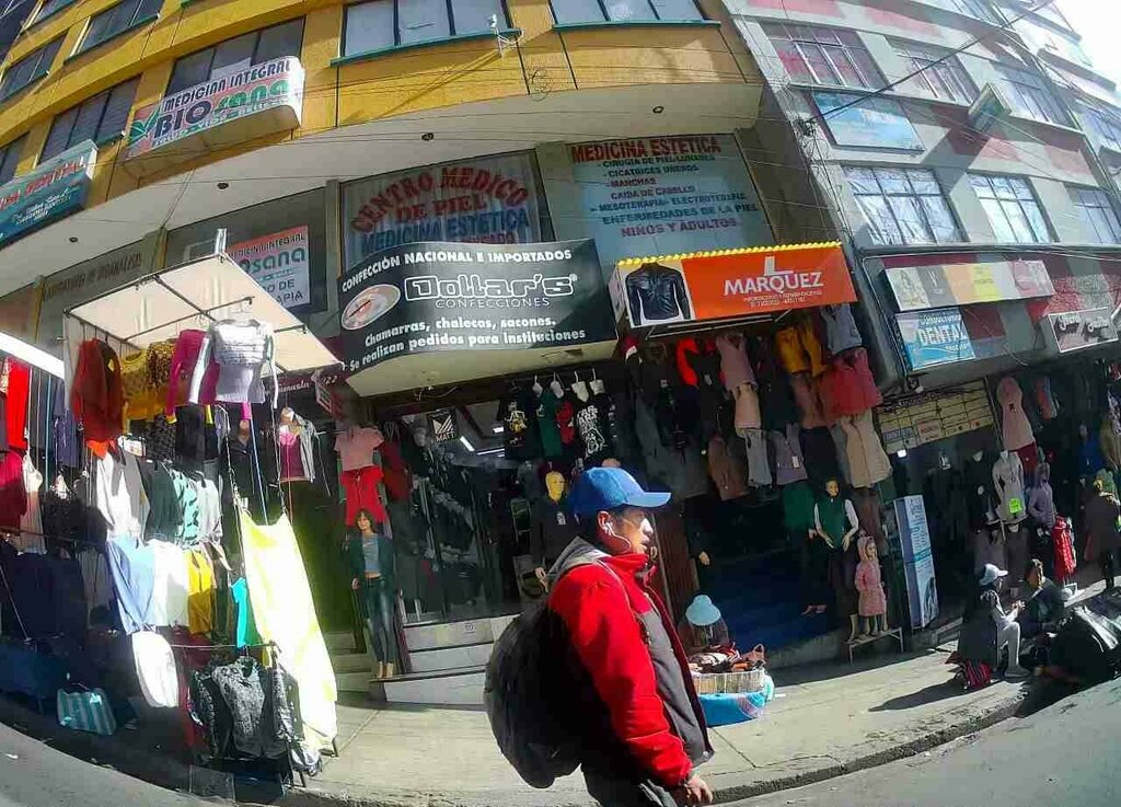 Giyim mağazası Dollar's, La Paz, foto