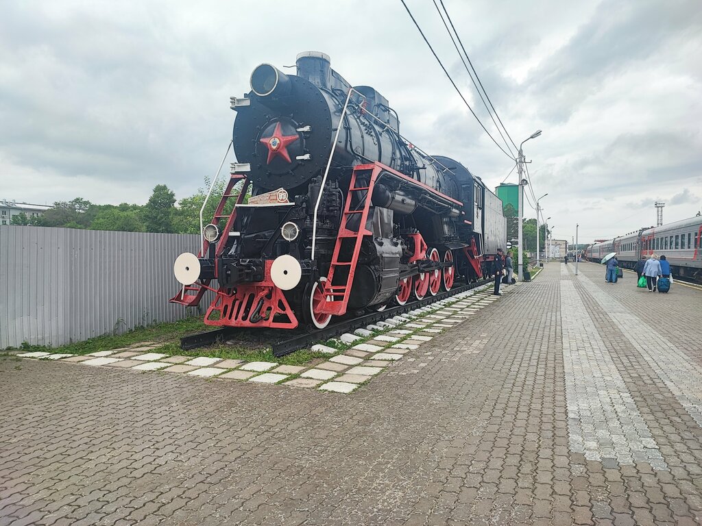 Tren istasyonu Blagoveschensk Station, Blagoveshchensk, foto