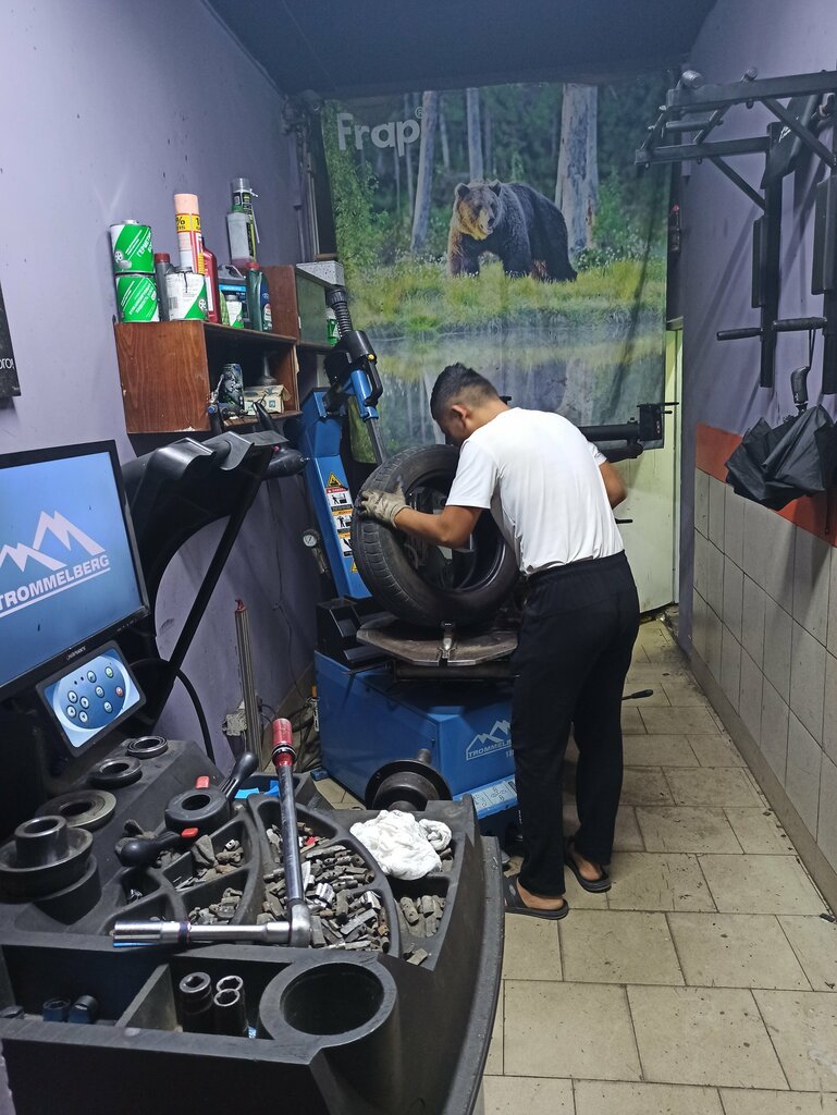 Oto lastik tamiri Шиномонтаж, Moskova, foto