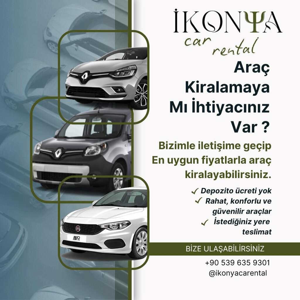 Oto kiralama İkonya Car Rental Araç Kiralama, Konya, foto