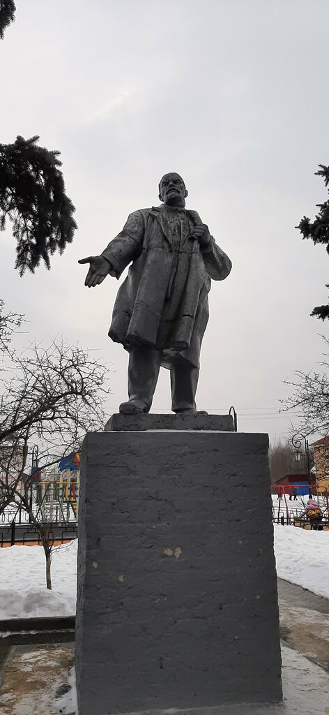 Anıt, heykel В.И. Ленин, Nijegorodskaya oblastı, foto