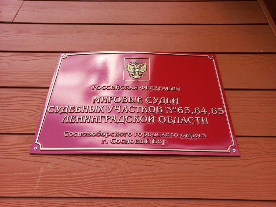 Sulh hakimi Mirovoy sudya Voronina N. P., Sosnoviy Bor, foto