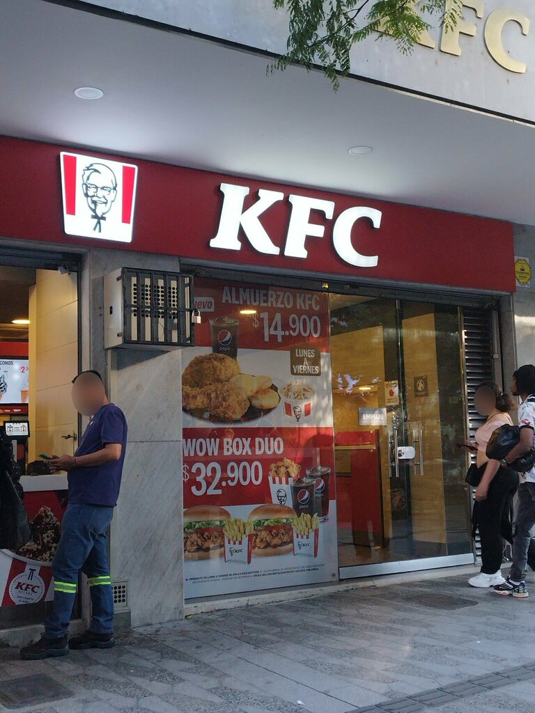 Fast food KFC, Medellin, foto