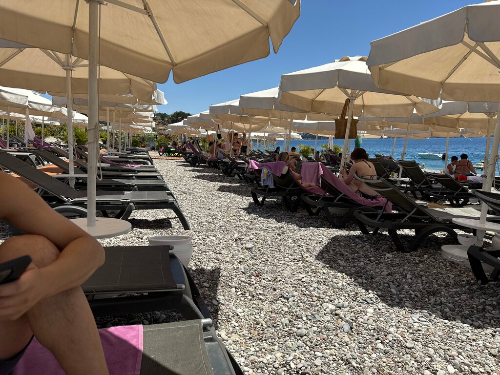 Plaj Rixos Aruna Beach Club, Antalya, foto