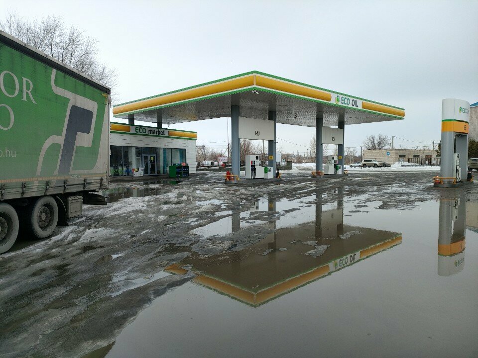 Benzin istasyonu Eco Oil, Aktöbe, foto