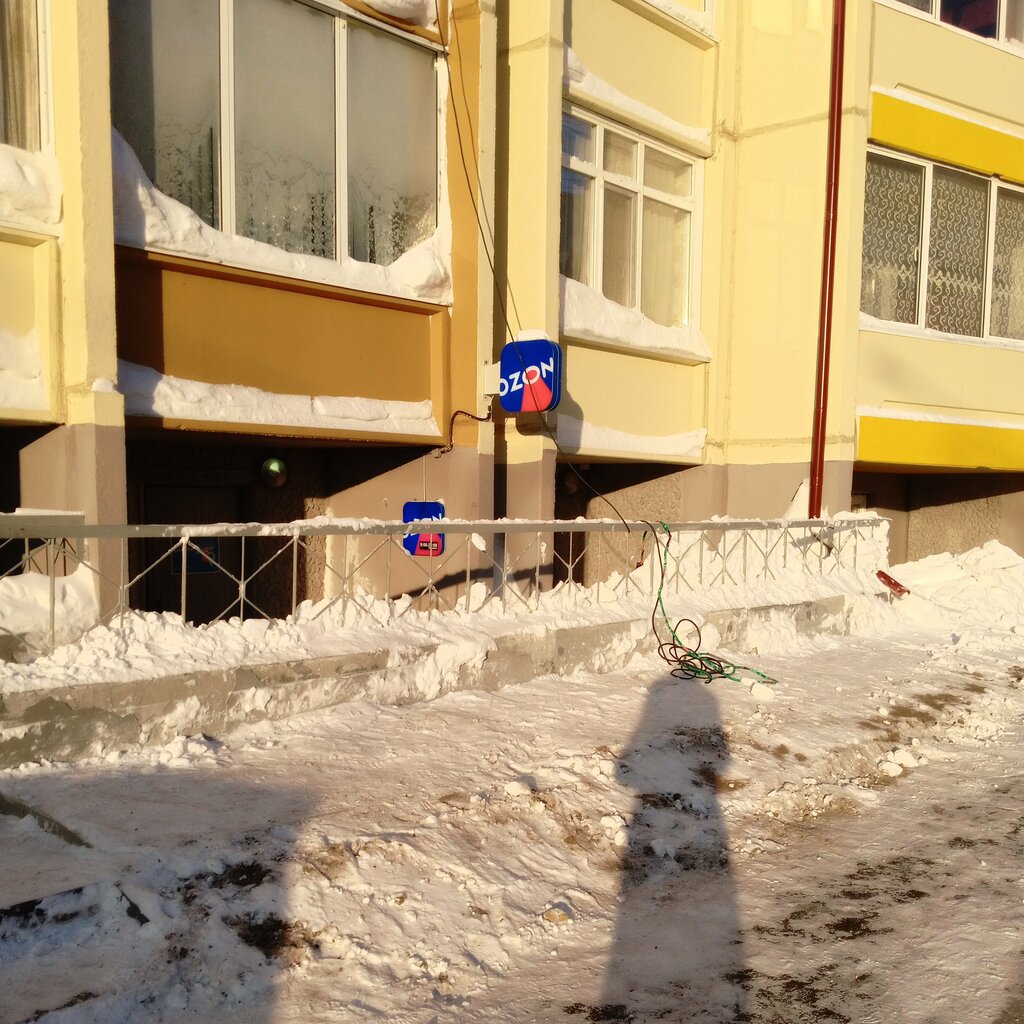 Teslimat noktası Ozon, Novy Urengoy, foto
