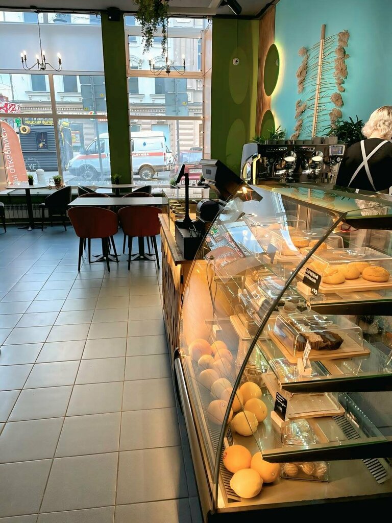 Kahve dükkanları Зеленая улица, Samara, foto