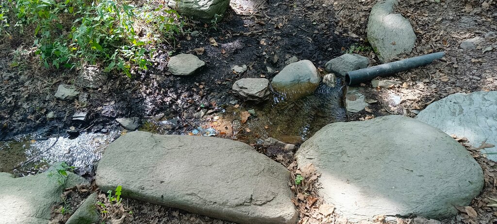 Pınar, çay Spring, stream, Nahodka, foto